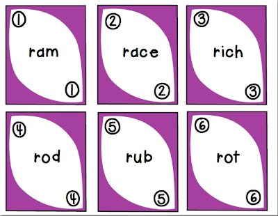 Mrs. Ludwig's Speech Room: DOS: the "Uno-Like" Speech Sound Card Game