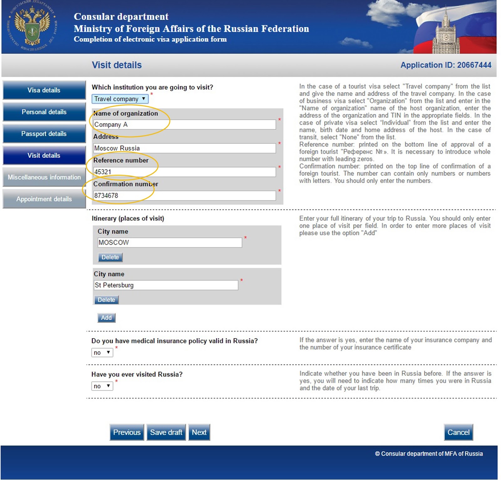 Viajero: How i got my Russian Tourist Visa