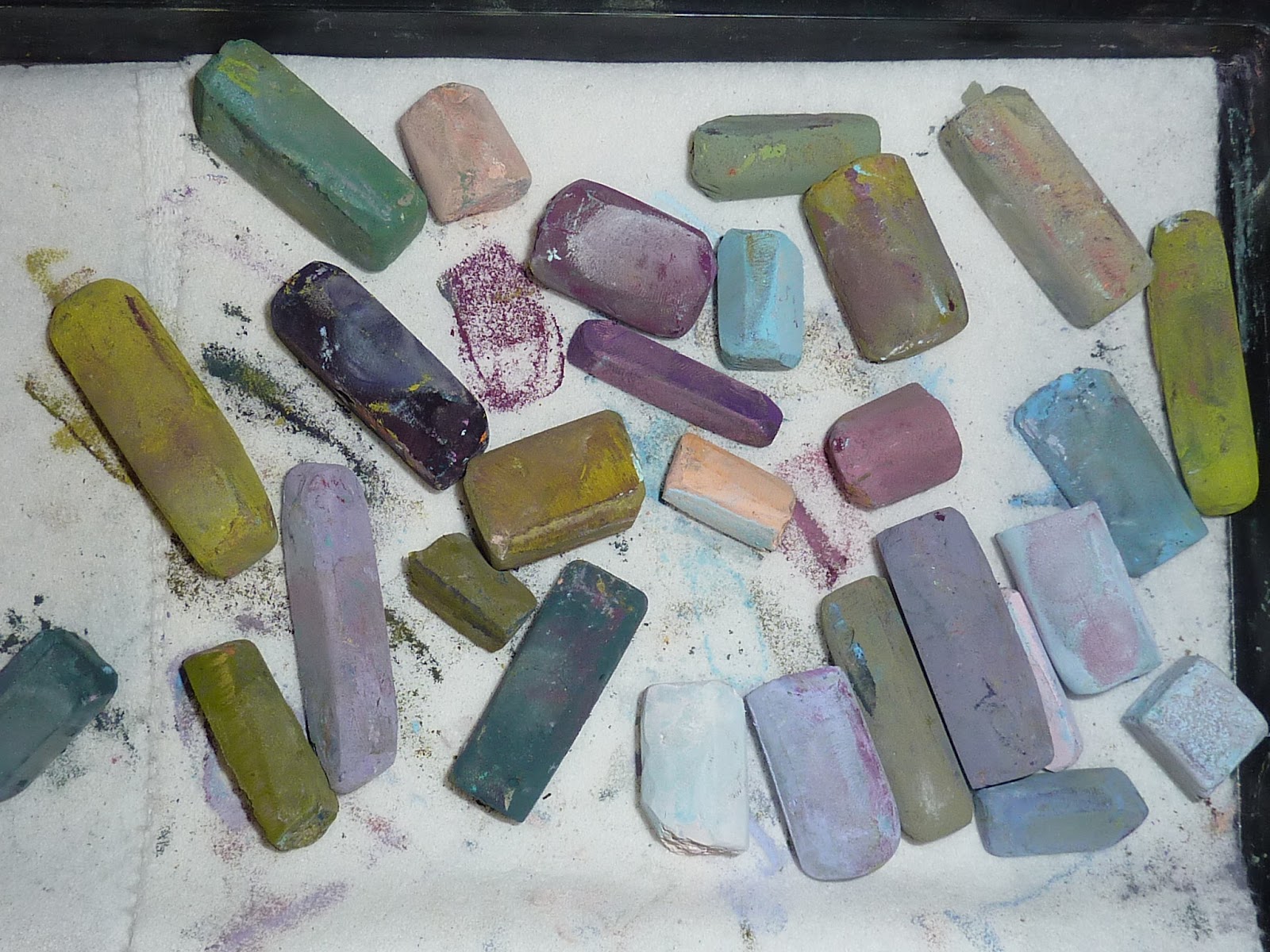 Painting My World: Pastel Demo...Landscape on Homemade Surface