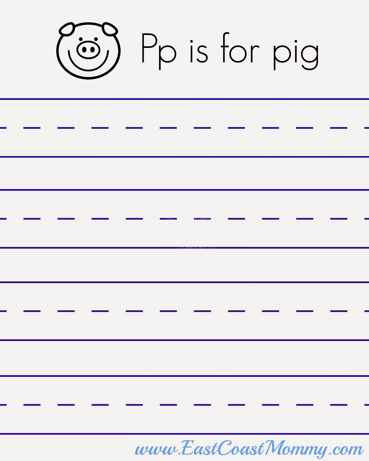 East Coast Mommy: Alphabet Crafts - Letter P