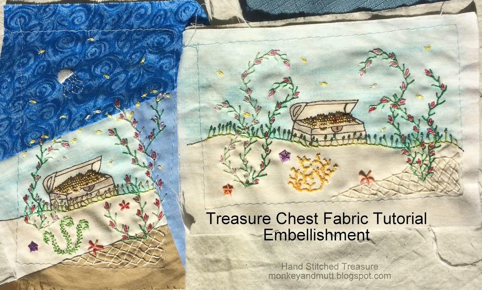 Hand Stitched Treasure: Treasure Chest Tutorial Part 5: Embellishment