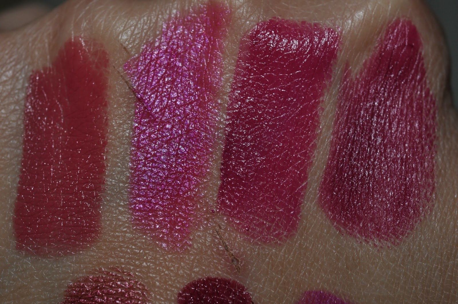 Milani Color Statement Lipsticks: Plums and Berries Swatches and Review ...