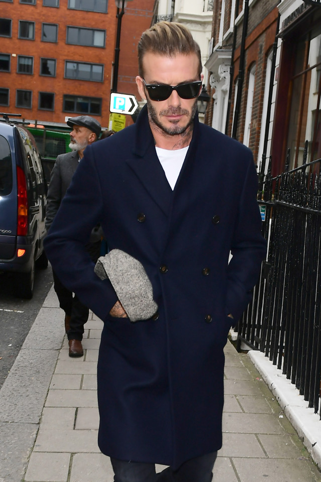 Wear It Like Beckham: David Beckham Makes His London Fashion Week Debut...