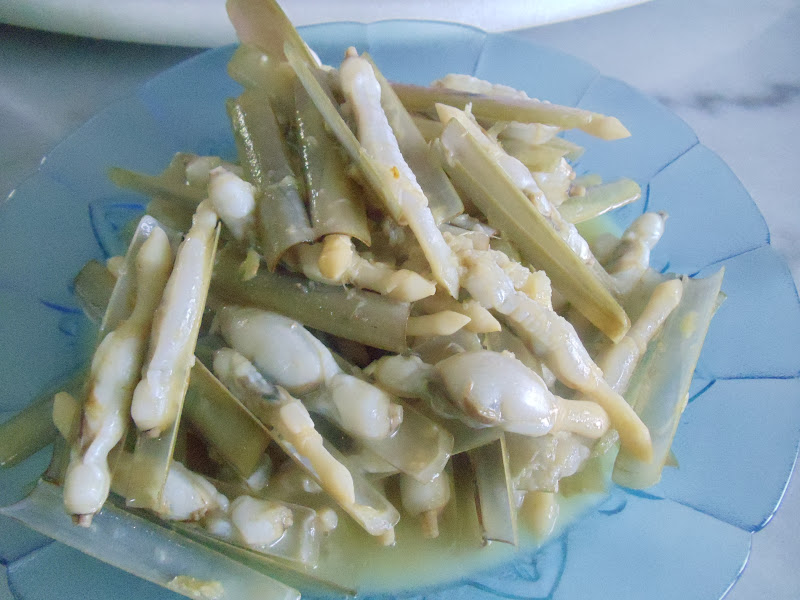 Life is colorful: Step by Step... Ginger Garlic Ambal (Siput Buluh)