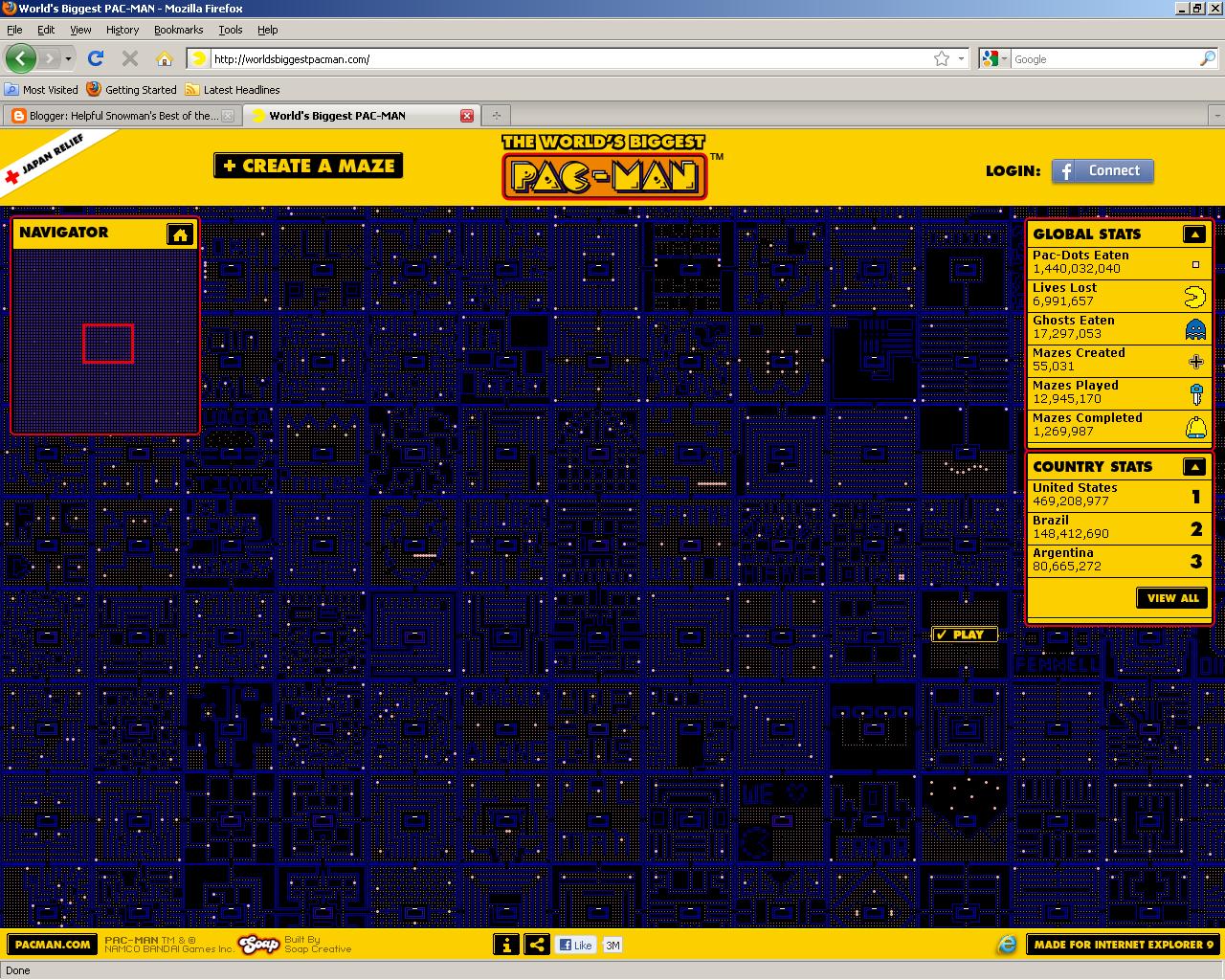 Digitally Stimulated: World's Biggest Pac Man