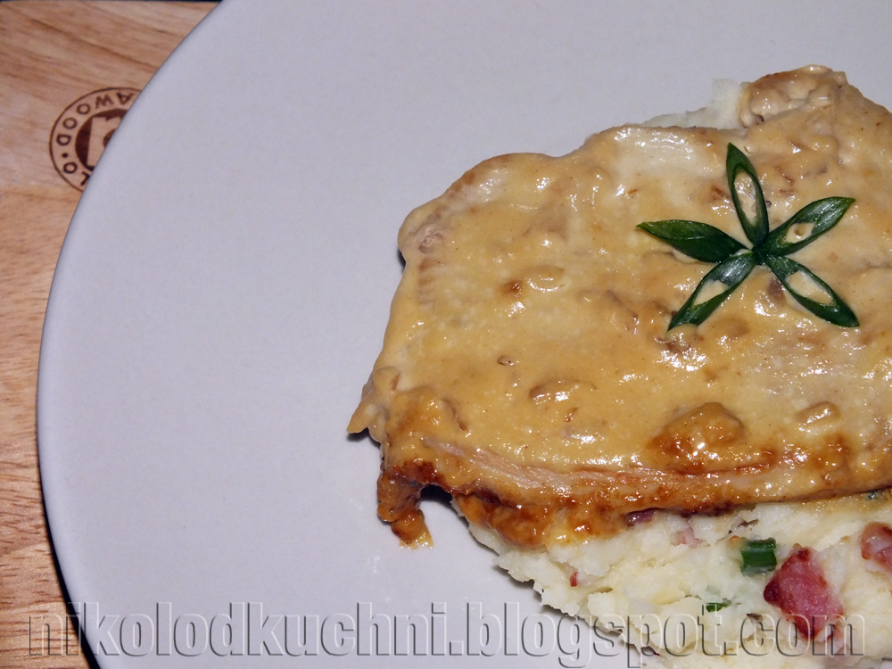 Nikol Od Kuchni: Steki z Indyka w Śmietanowo - Musztardowym Sosie