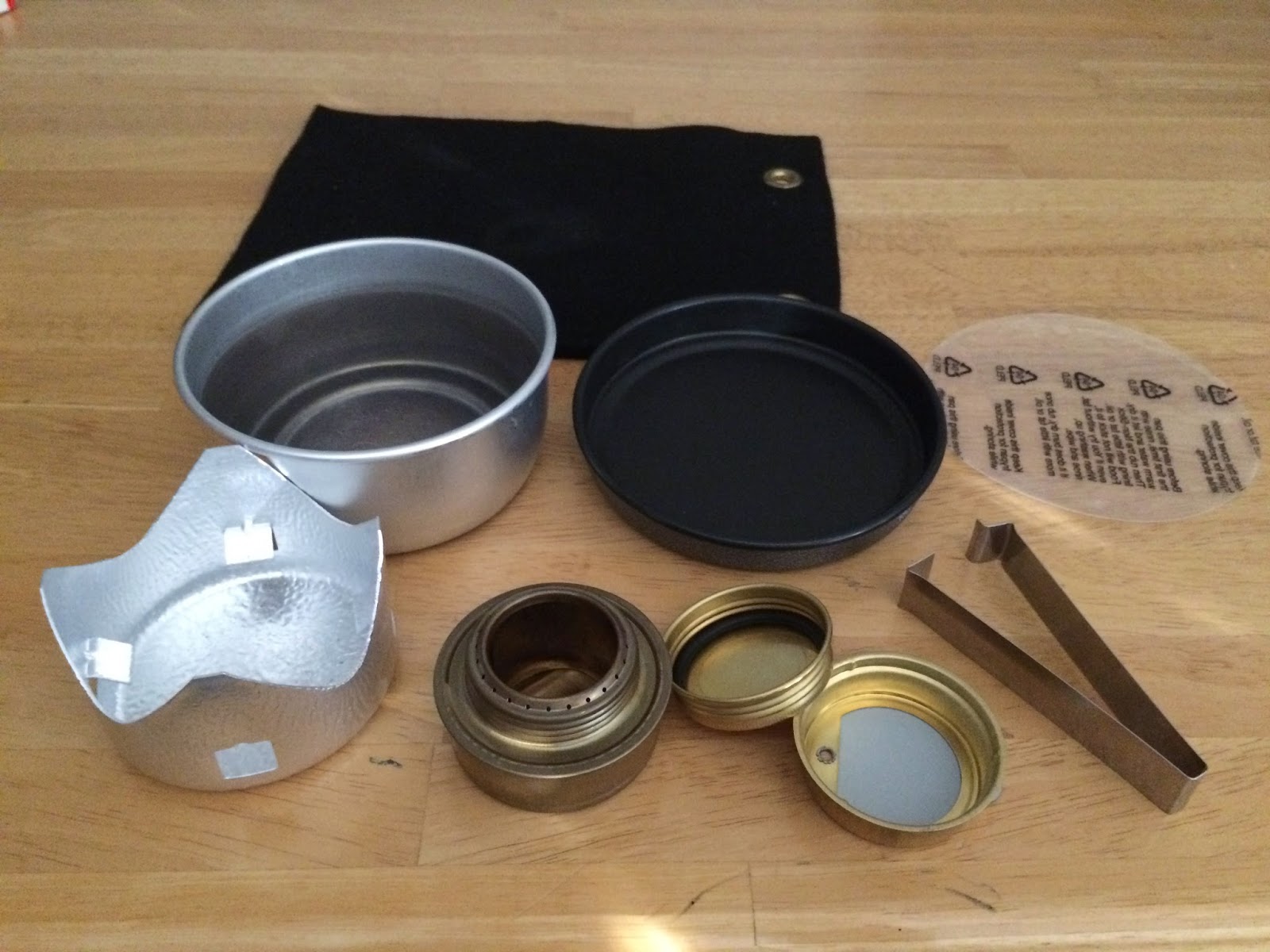 Roughing it easy: Alcohol Stoves (Mini Trangia)