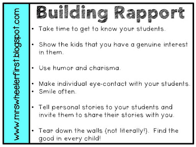 Mrs. Wheeler's First Grade Tidbits: Classroom Management Series: Part 2