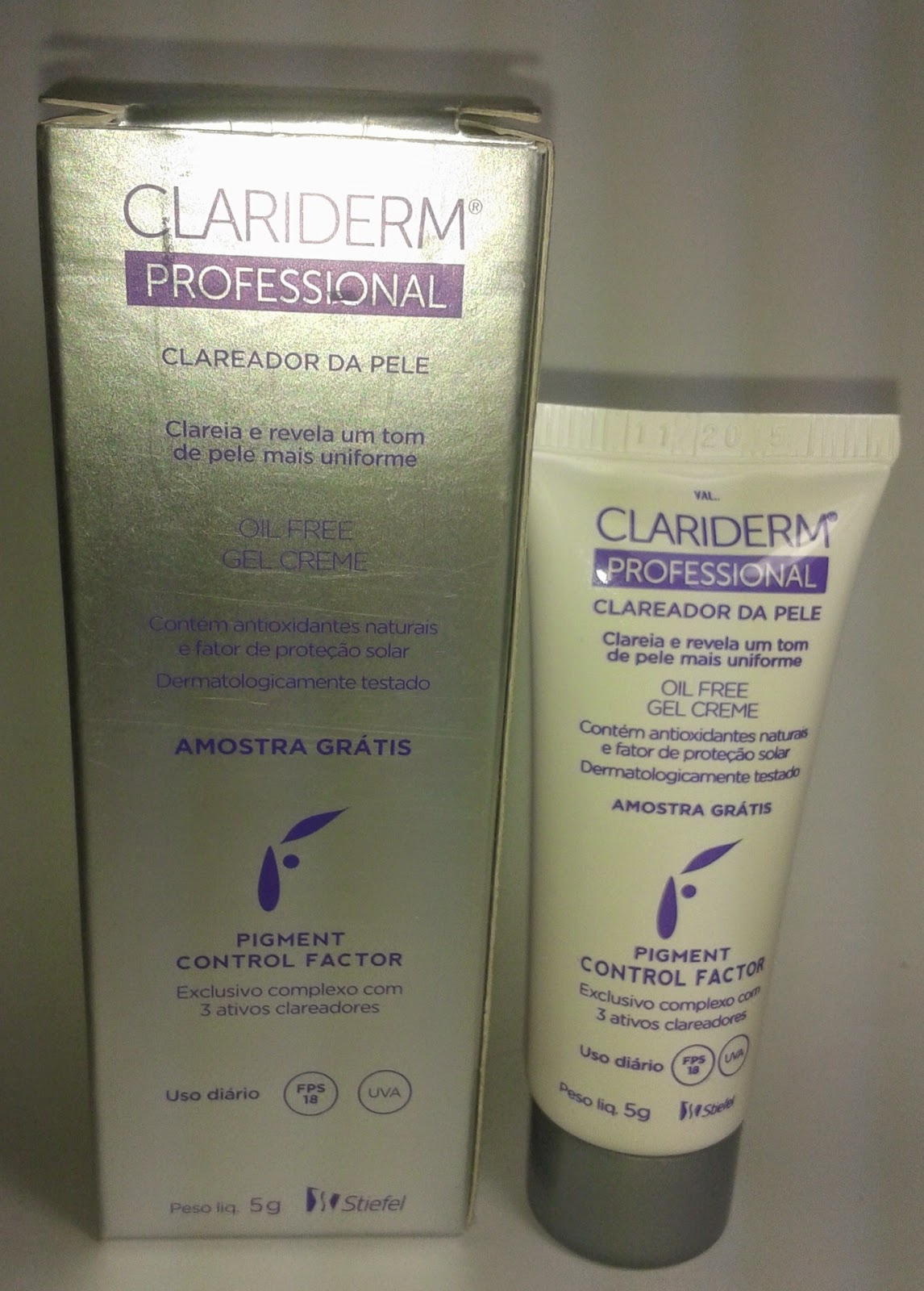 Miniaturas de Cosméticos e Amenities: Clariderm Professional clareador ...