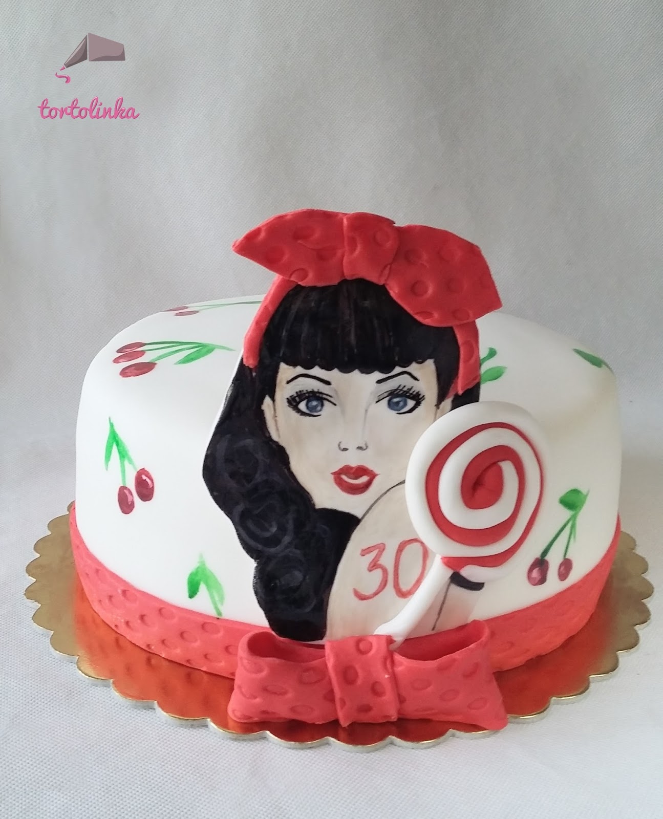 Tortolinka - torty artystyczne :): Tort pin up girl