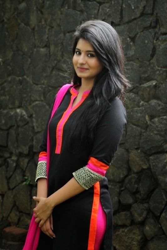 Actress Reshmi Menon Black Churidar Stills - Cine Gallery