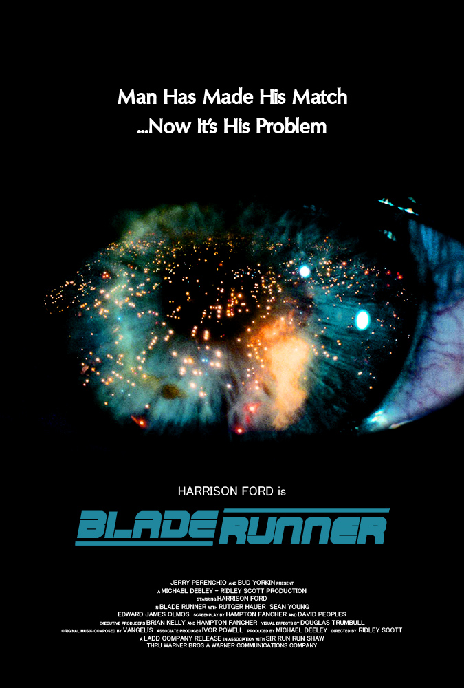 The Geeky Nerfherder: Movie Poster Art: Blade Runner (1982)