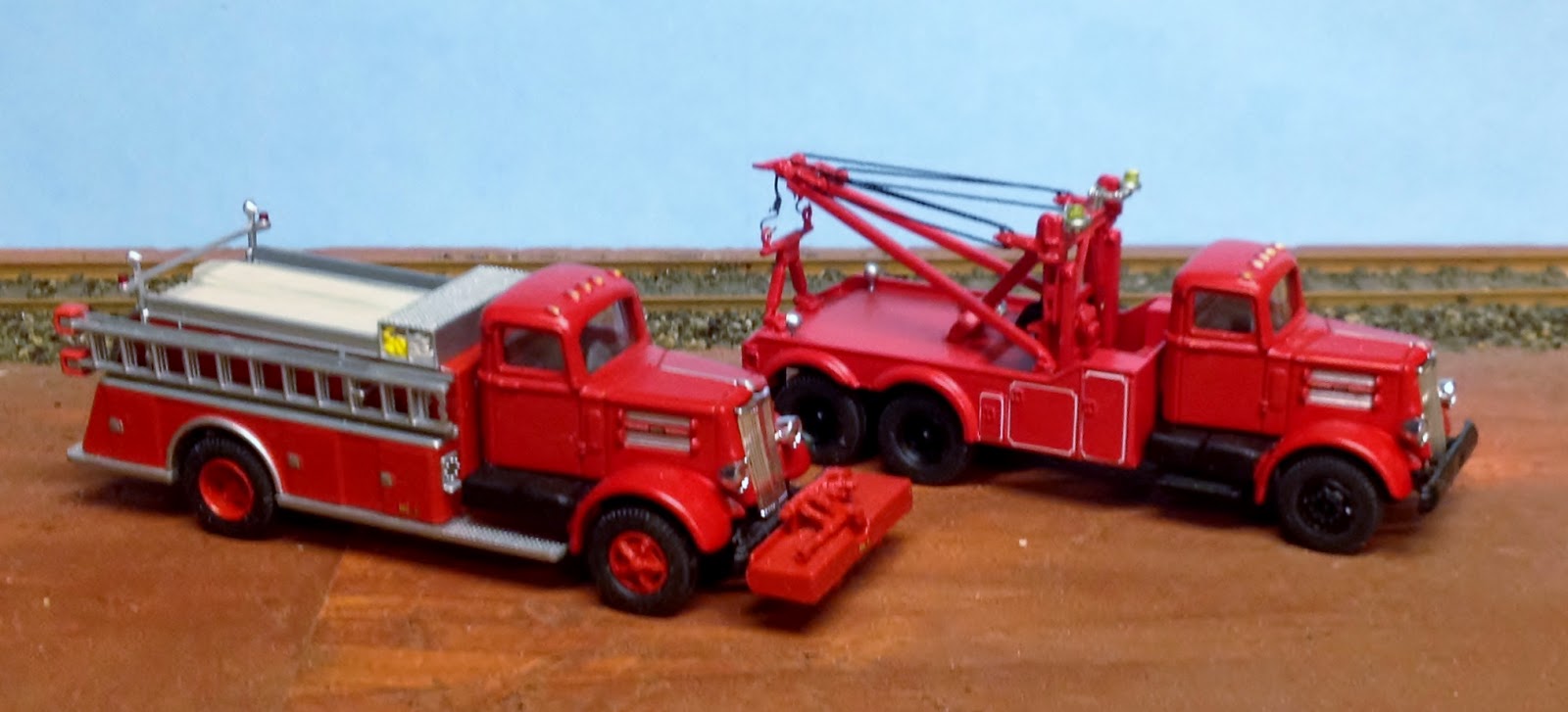 Nirvana Valley Model Railroad: Quick HO vehicle kitbashes, Fire Truck ...