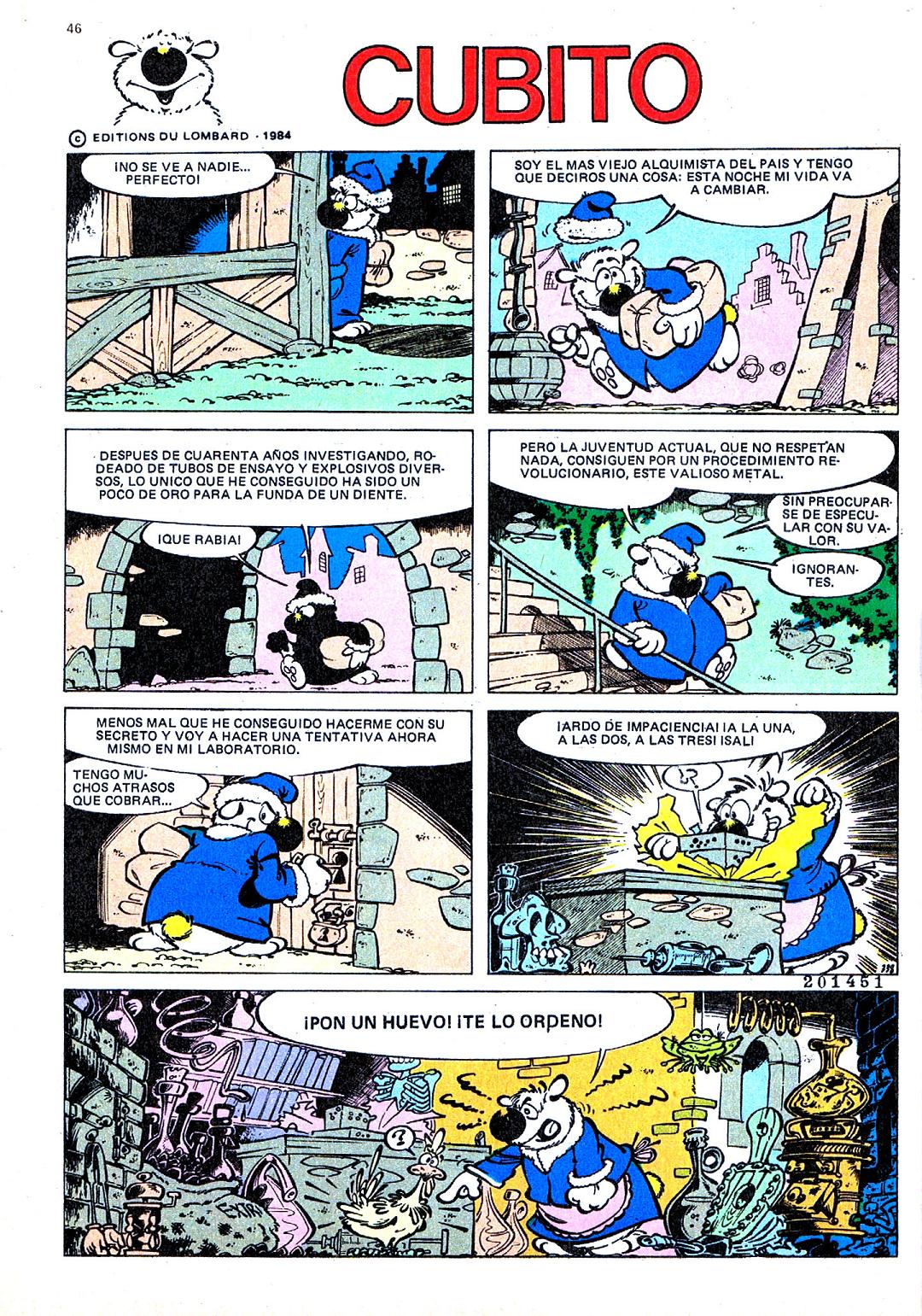 El Miajilla: La Bande Dessinée en España, poco y mal - Cubitus, de Dupa (1)