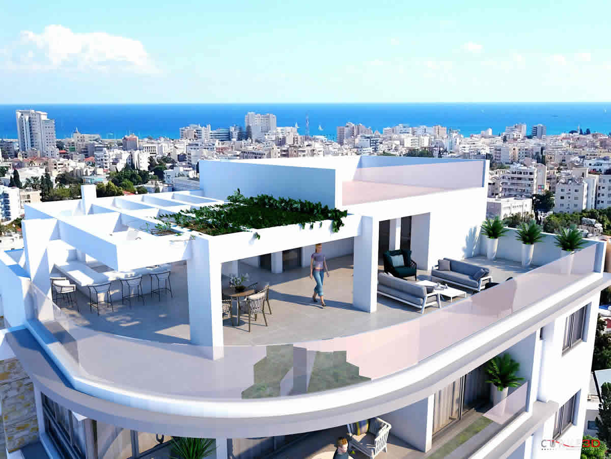 Properties for sale in Cyprus: WHOLE FLOOR APARTMENTS IN LARNACA