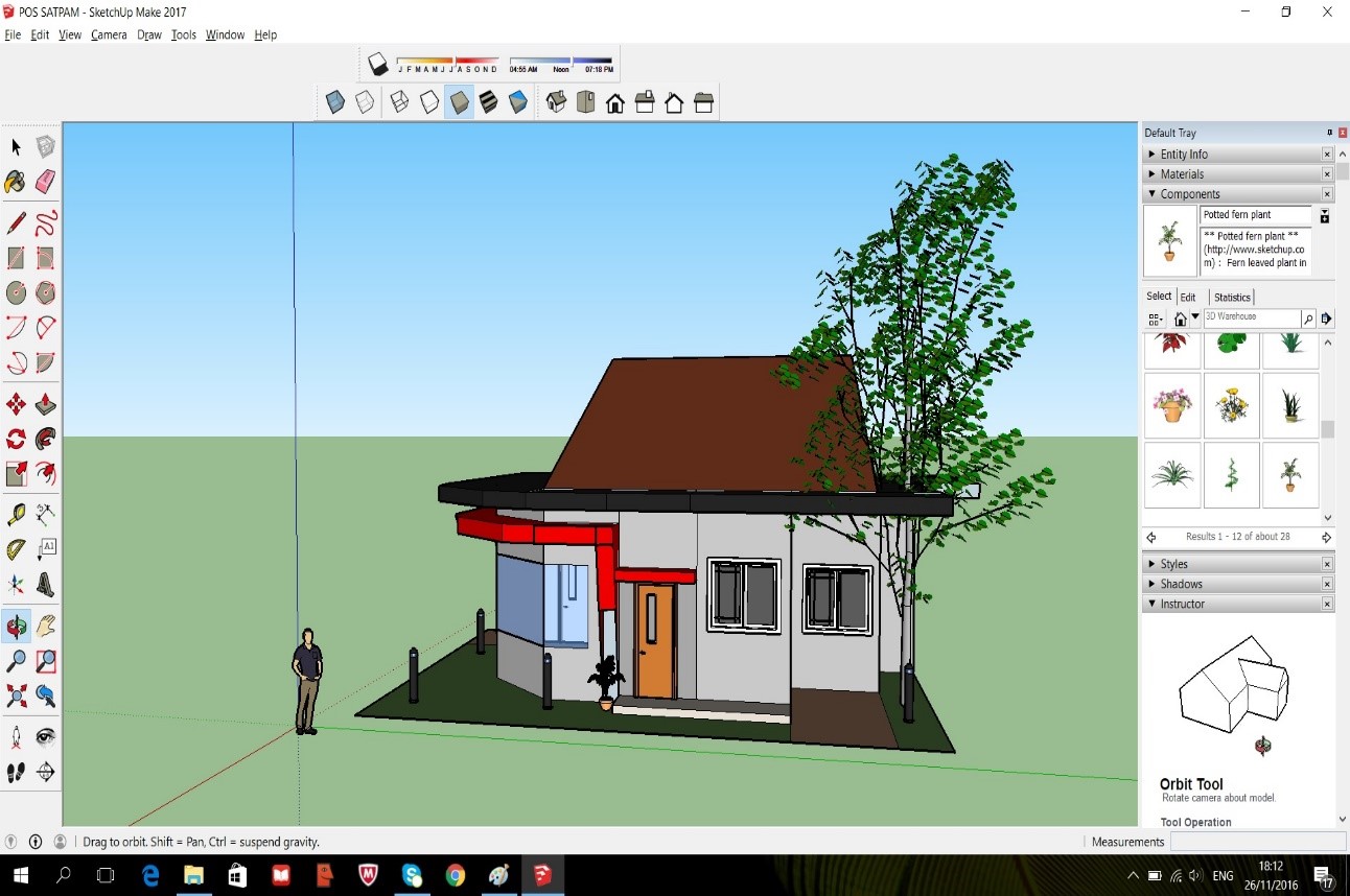 TUTORIAL MEMBUAT POS SATPAM - ANDINI FITRIANI ARCHITECTURE