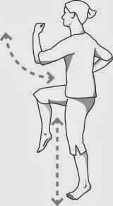 Challenge of the Day! Marching in Place! | Thrive Health & Wellness Club