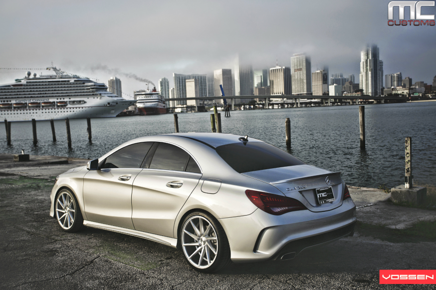 Mercedes-Benz CLA-Class on Vossen CVT Wheels | BENZTUNING