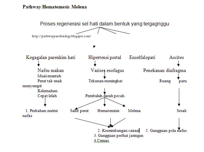 Pathway Hematemesis Melena - Pathway Patofisiologi