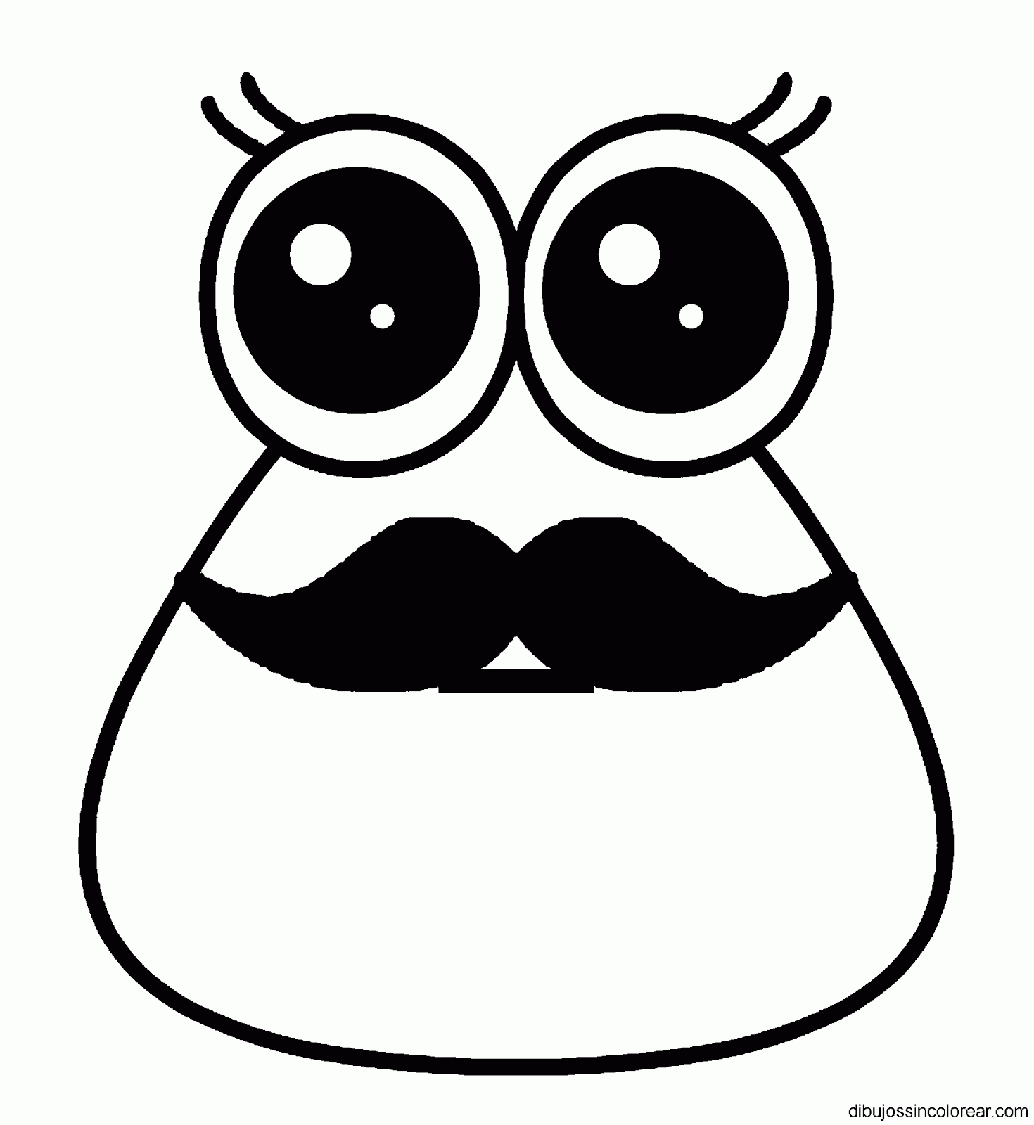 Pou Coloring Pages Coloring Pages