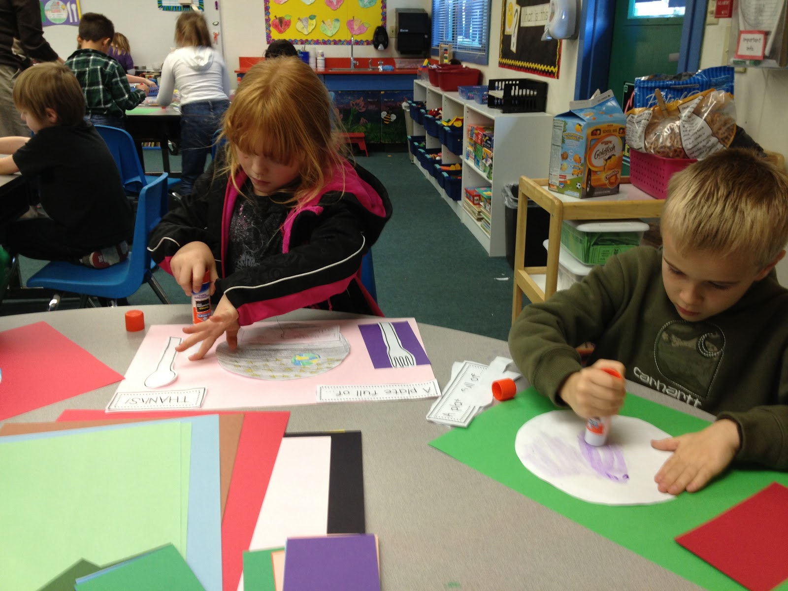 A PLATE FULL OF THANKS - CRAFTIVITY - Teacher Idea Factory