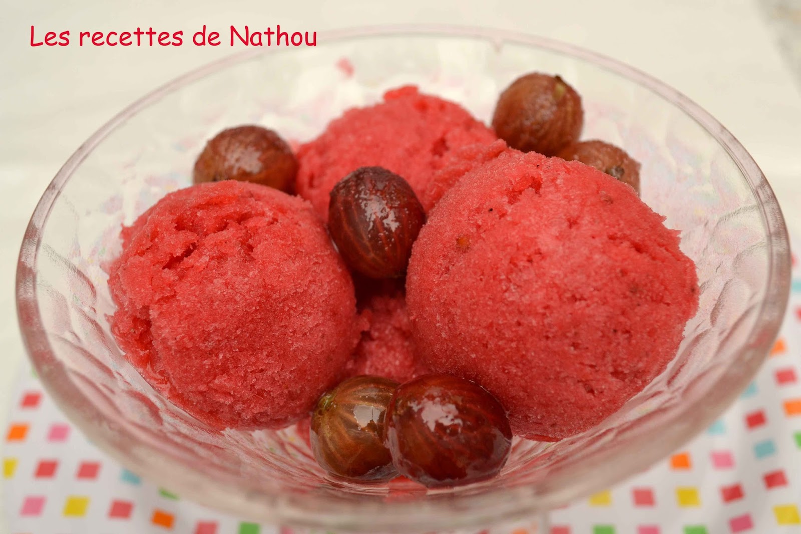 Ma cuisine au fil de mes idées...: Sorbet aux groseilles rouges (sans ...
