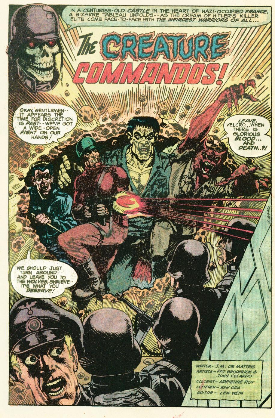 Rip Jagger's Dojo: Creature Commandos!