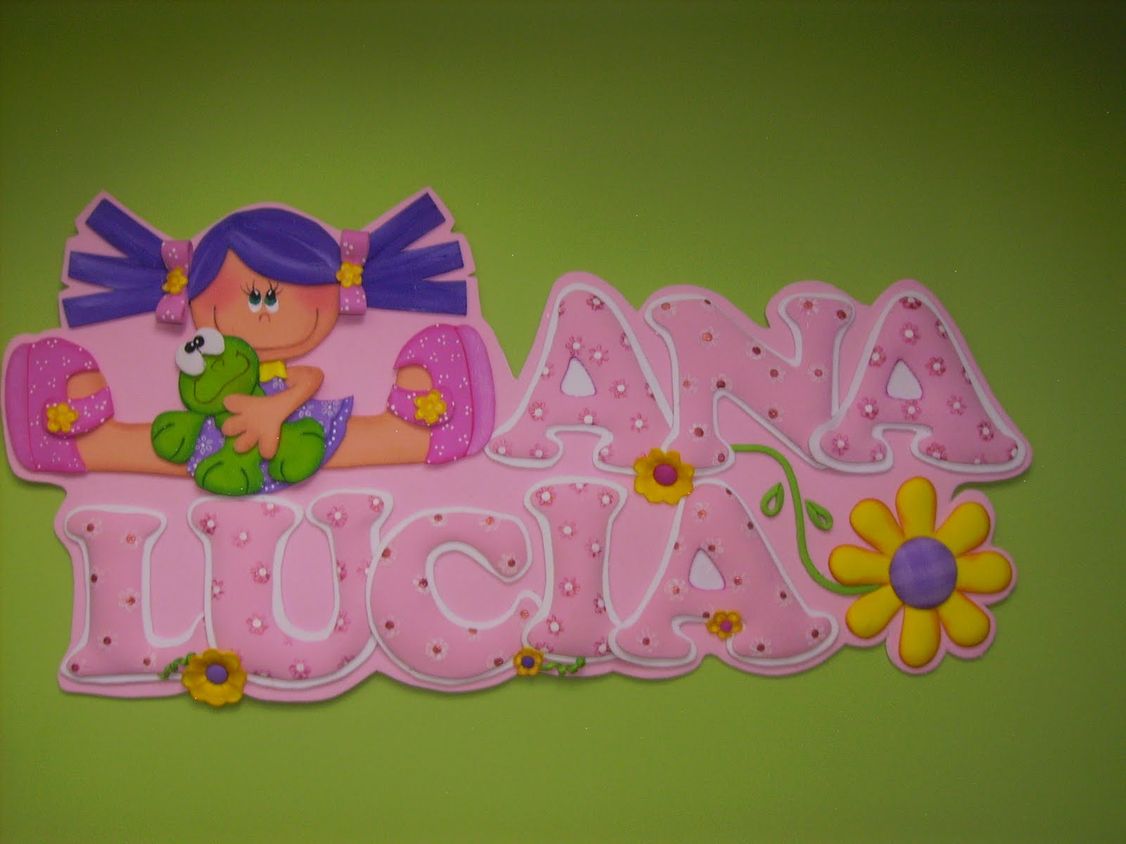 Letras en foami - Imagui