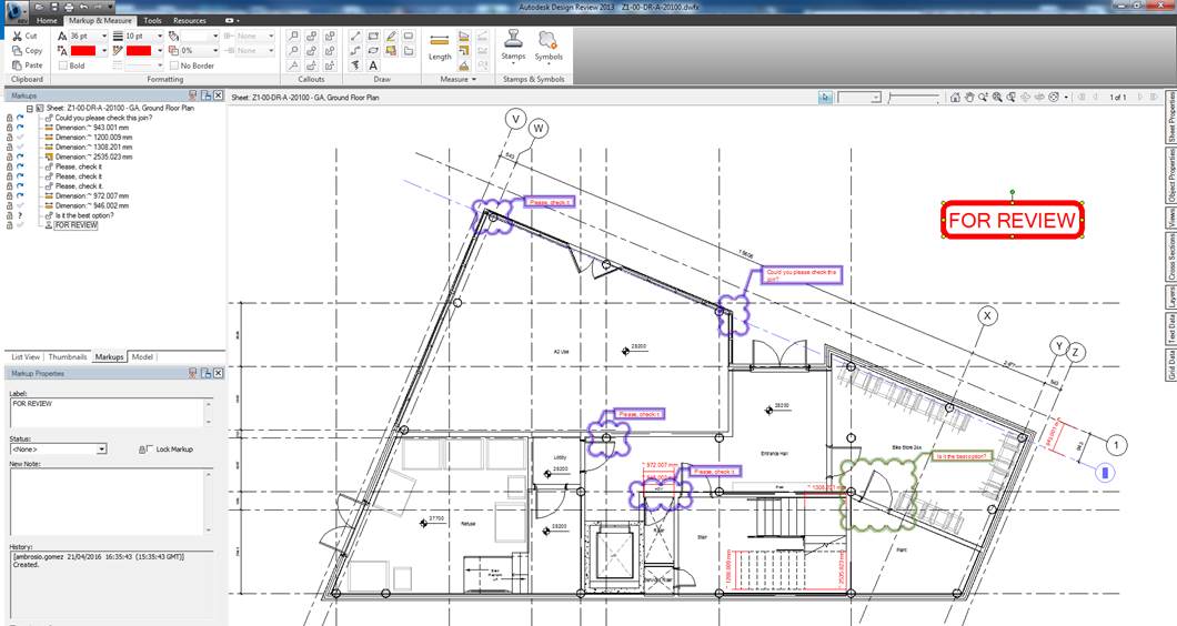 Consejos BIM: DWFx, DWG Markup-Revit