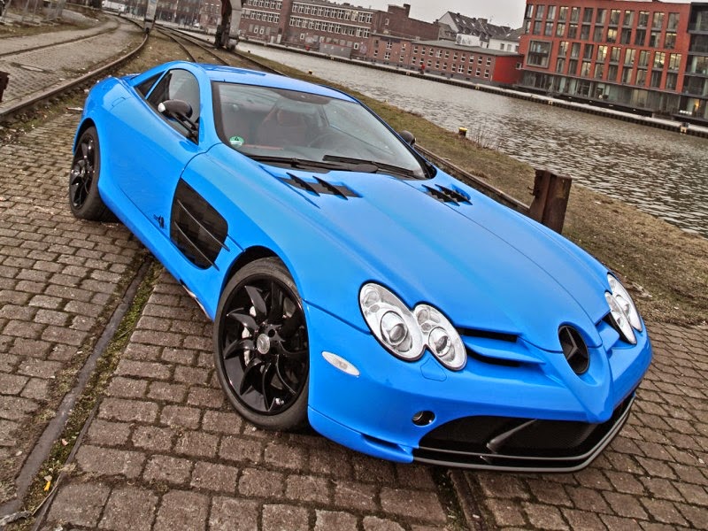Mercedes-Benz McLaren SLR Blue | BENZTUNING