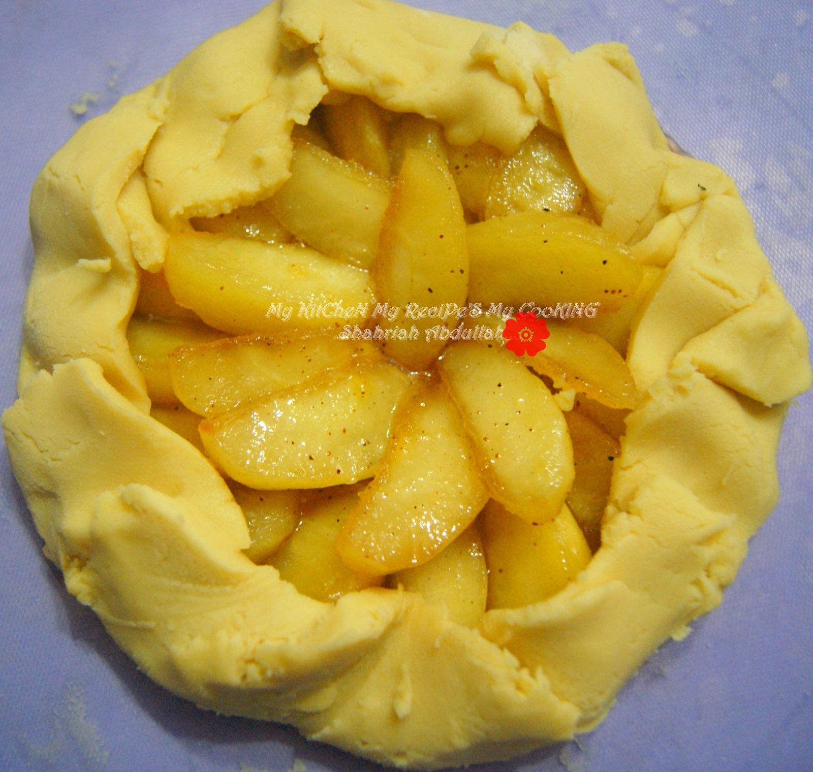The Writer's CooKING!: Rustic Apple Tart ~ Kerana Sebiji Epal