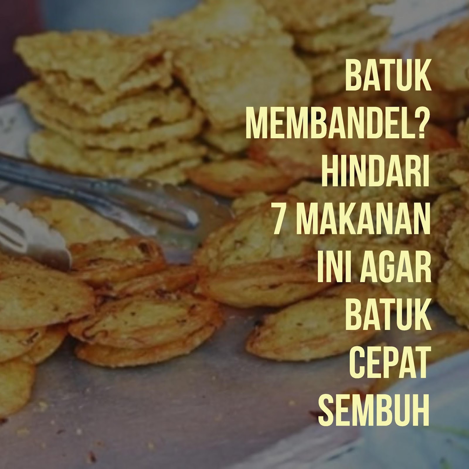 Batuk Membandel? Hindari 7 Makanan Ini semoga Batuk Cepat Sembuh ...