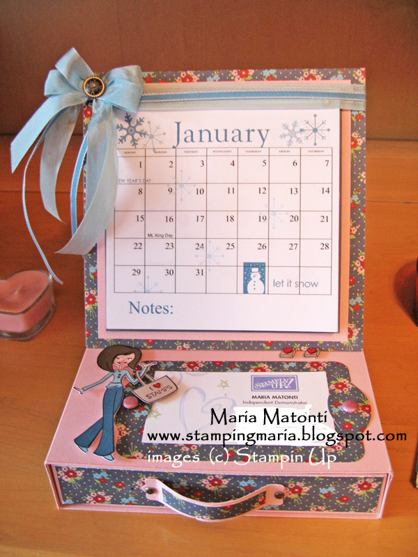 Maria's Stamping Station: 2012 MDS Calendar Easel with Drawer