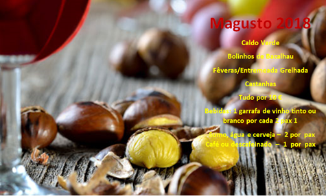 Casa Da Beira Alta: O NOSSO TRADICIONAL MAGUSTO SERÁ NO DIA 10 DE NOVEMBRO