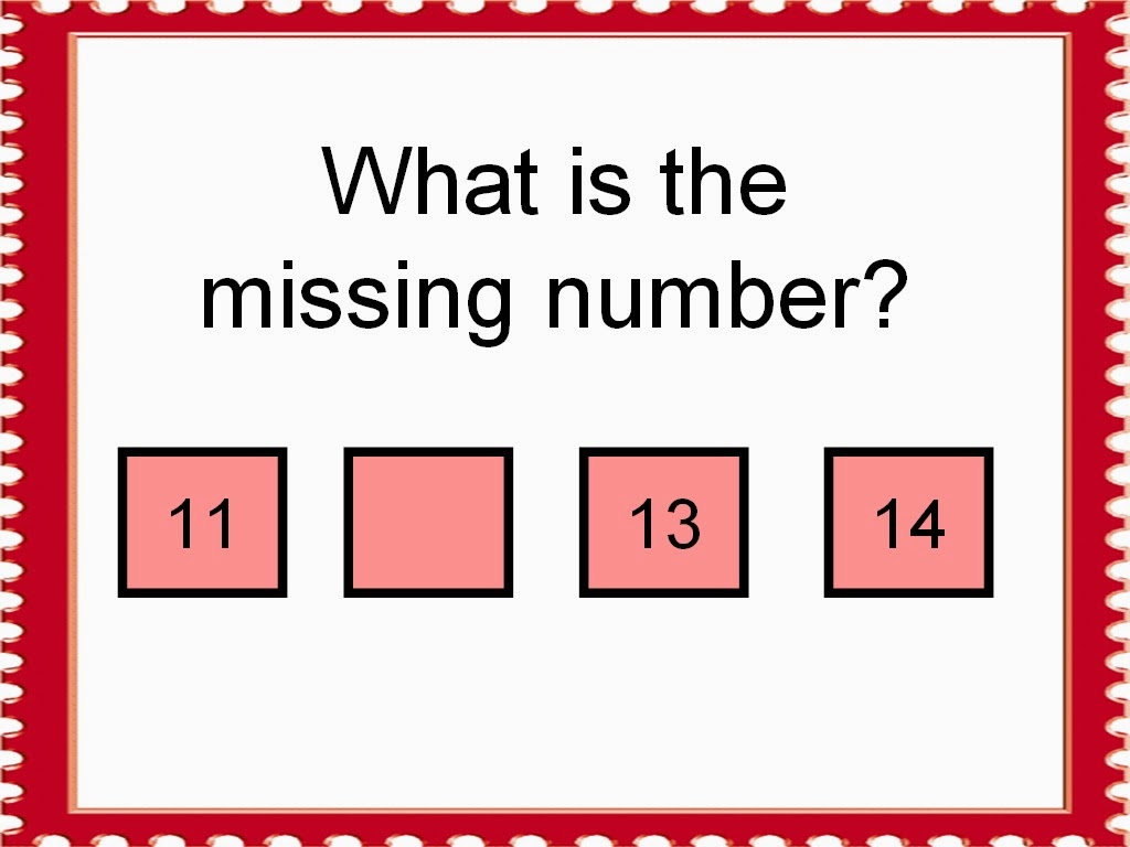 Student Survive 2 Thrive: What is the Missing Number? Review Numbers 1-20