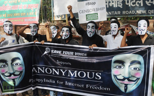 INGENE: Internet freedom, Hacktivists and The Anonymous India : Youth ...
