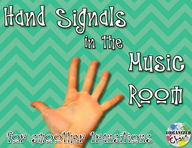 Teacher Tuesday: hand signals for quick transitions | Organized Chaos
