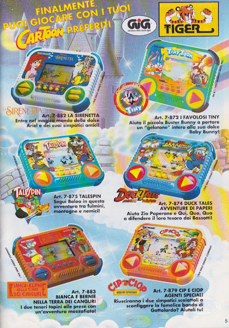 Gig è Bel, il catalogo di giocattoli del 1991