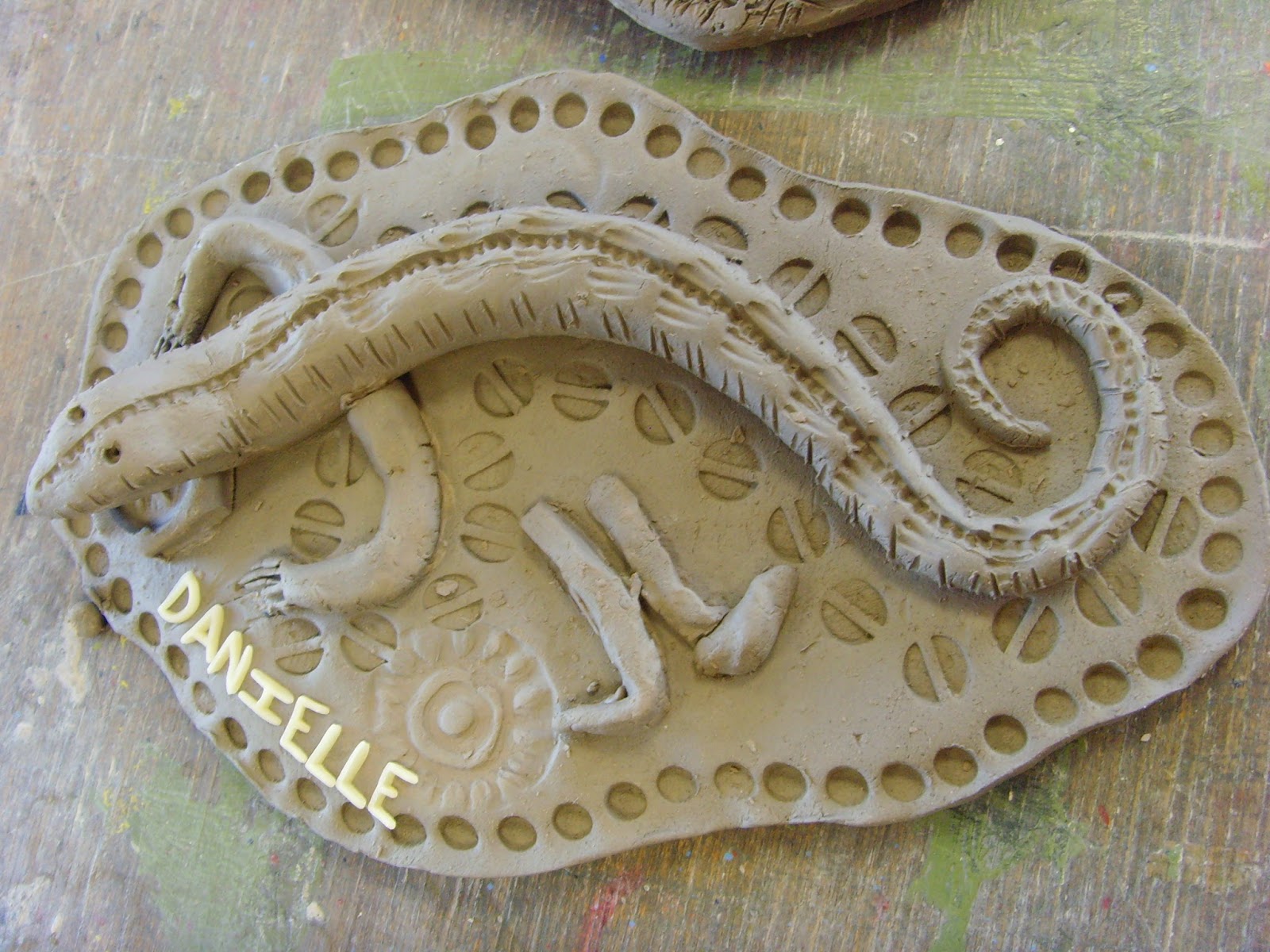 Corbet Art: Aboriginal art clay tiles