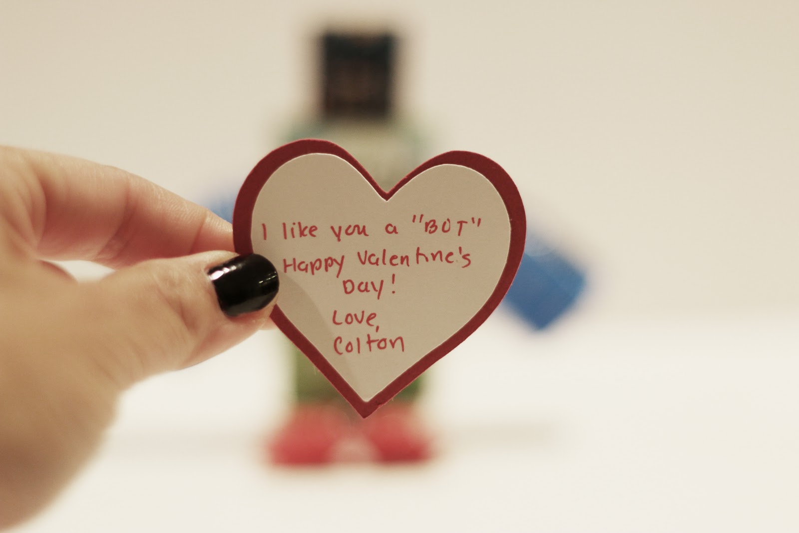 Juice Box Valentine's Day Robot