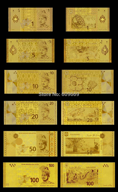 Jangan Susah Hati: Numismatik > Kepingan Bersadur Emas Replika Wang ...