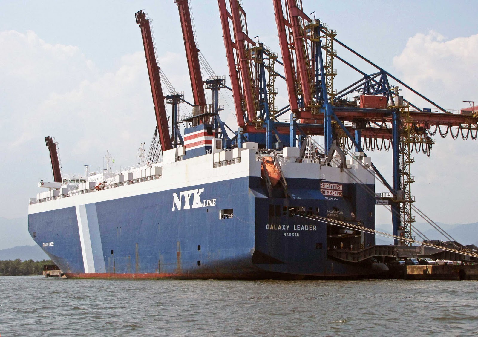 Santos Shiplovers: PCTC Galaxy Leader / C6SO2 - Operando no TEV e ...