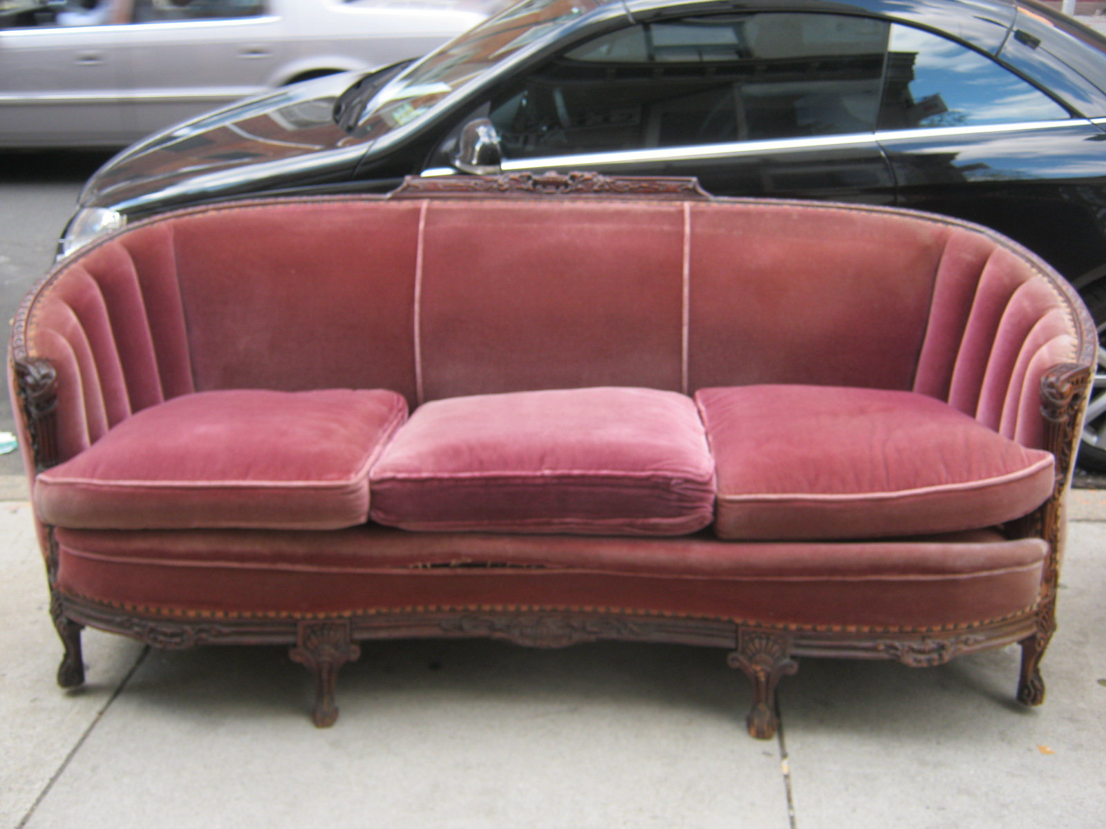 Uhuru Furniture & Collectibles: Victorian Sofa SOLD