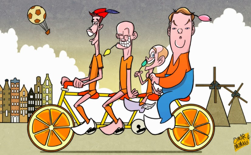 Omar Momani cartoons: Netherlands 2014 Tribute