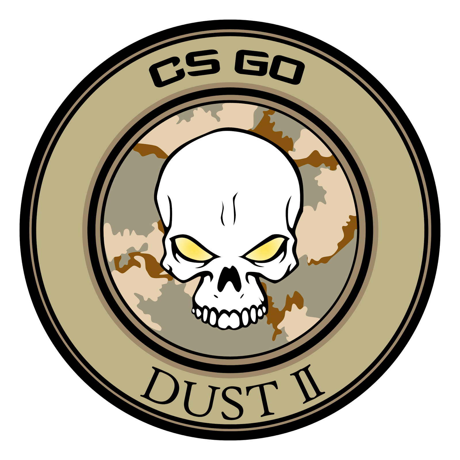 Bom chega de conversa segui ao lado a imagem do Escudo de de_dust2.