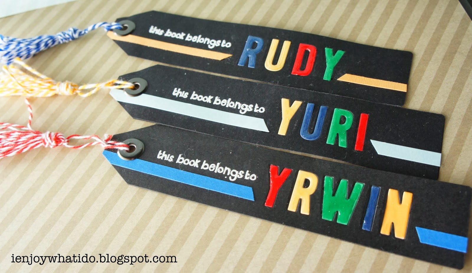 Maria Giselle's Creative Cuts: Boys' Bookmarks