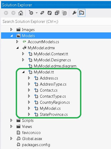 The Aspnet Mvc Club Step By Step How To Add An Entity Data Model To An Aspnet Mvc 4 App