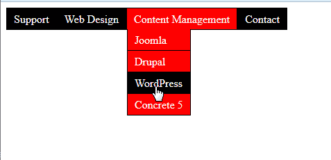 Creating a Dropdown Menu with HTML & CSS - Web Developers Tricks ...