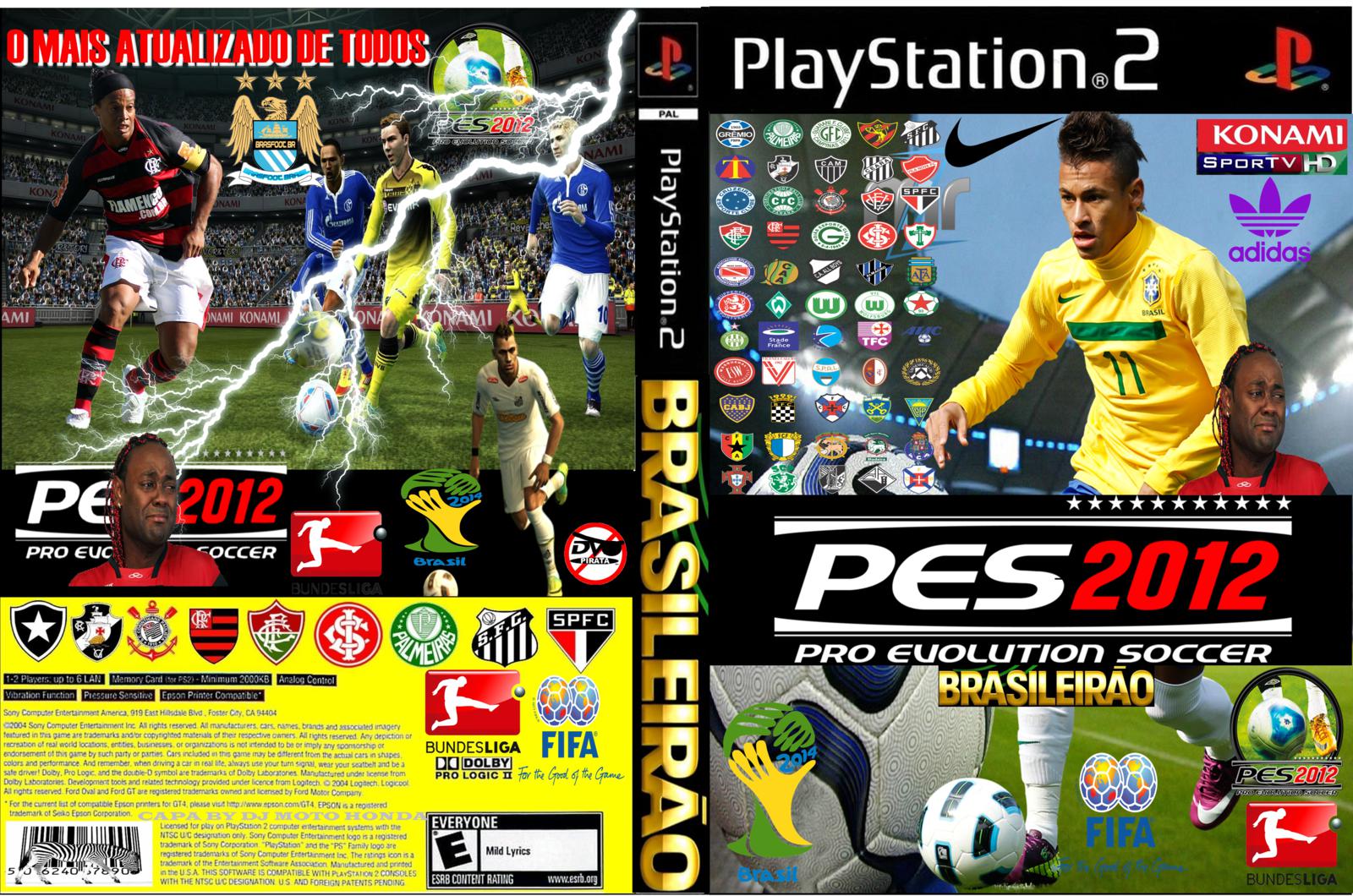 Só CAPAS: PES 2012 E 2013 PS2
