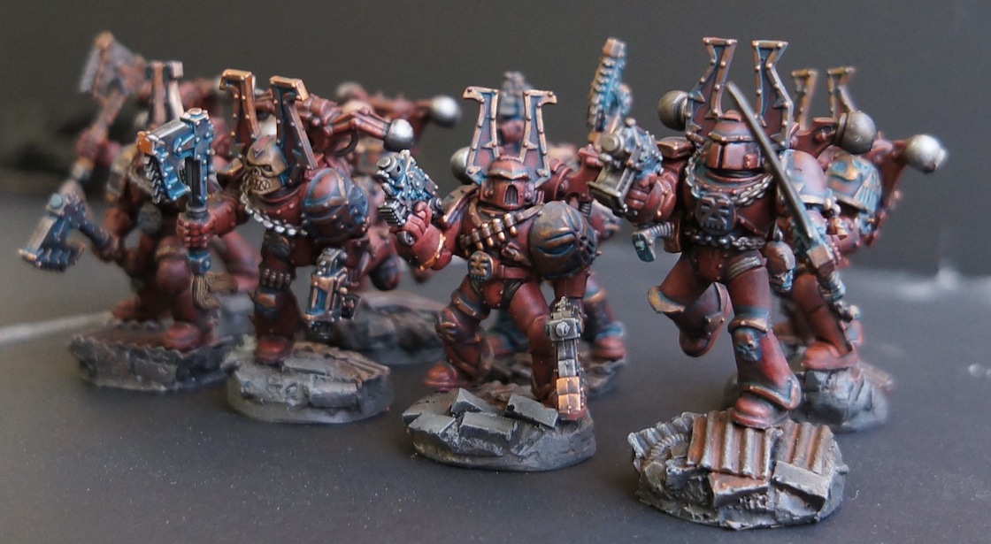 40k Hobby Blog: Chaos Khorne Berserkers
